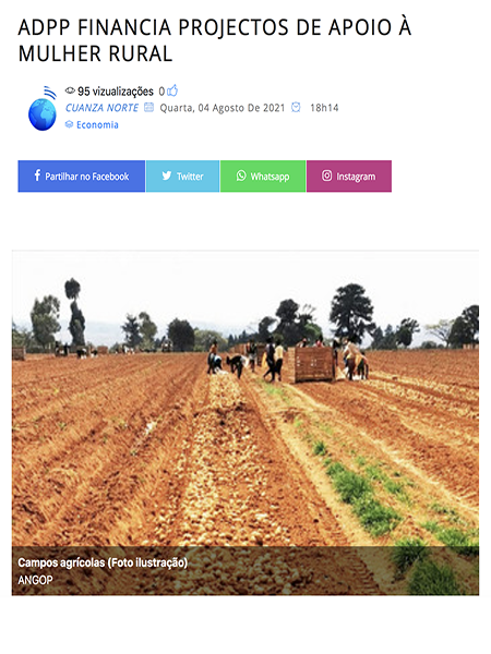 ADPP Angola- creating development since 1986